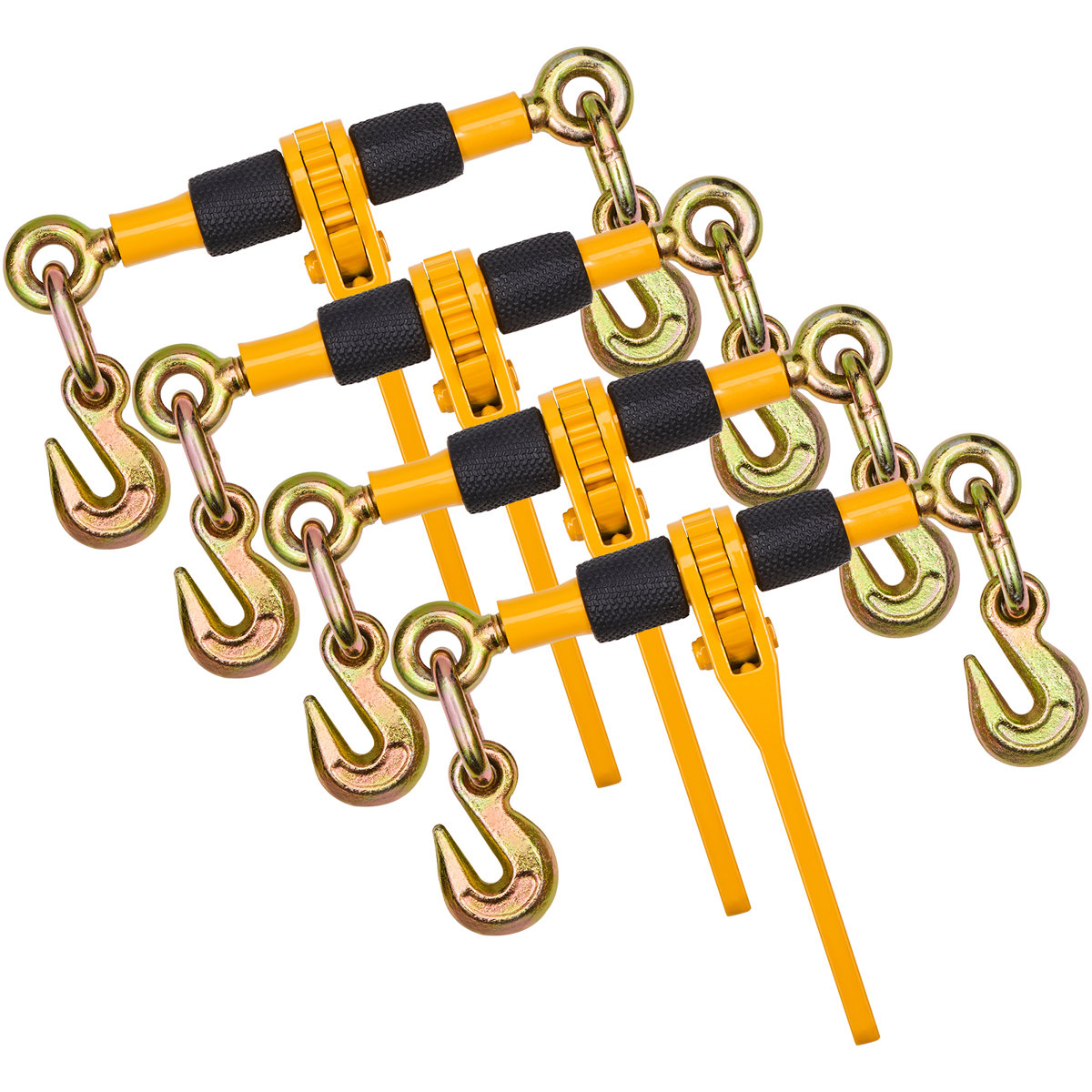 VEVOR Chain Binder Ratchet Load Binder 1/4"-5/16" 2600 lbs for Tie Down 4 Pack | Wayfair.ie